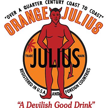 " Orange Julius" Sticker for Sale by Luksew61 | Redbubble