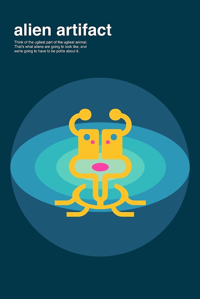 "Alien Artifact" by Pete Mandik | Redbubble