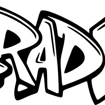 "Bradley - Graffiti Name Design" Sticker for Sale by NameThatShirt ...