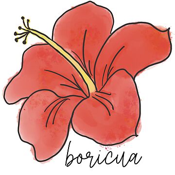 "Flor de Maga Watercolor Art by IslaVidaPR" Poster for Sale by ...