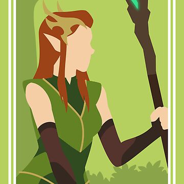 "Keyleth Empress Tarot Card " Sticker for Sale by PsychMerchant | Redbubble