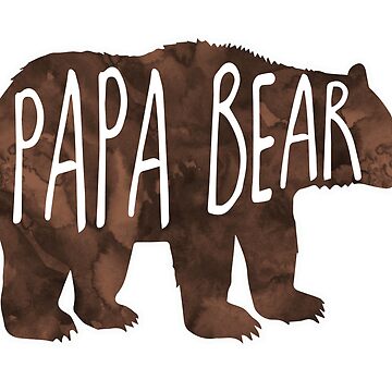 "Papa Bear" Classic T-Shirt for Sale by hitechmom | Redbubble
