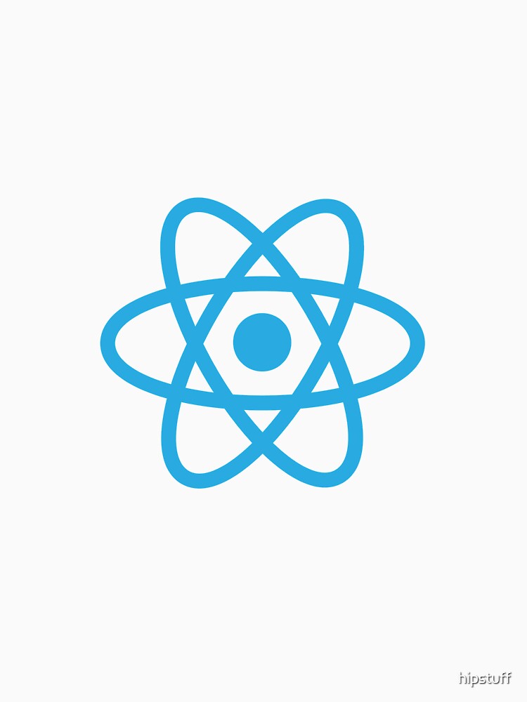 "React JS Logo" T-shirt by hipstuff | Redbubble