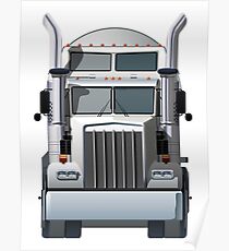 Semi Truck: Posters | Redbubble
