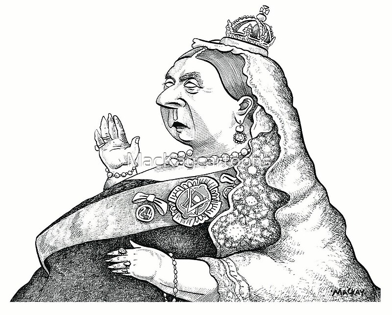 "Queen Victoria" by MacKaycartoons | Redbubble