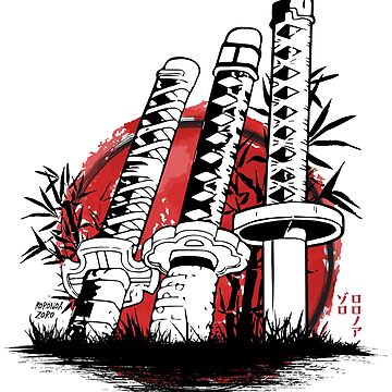 "One Piece Roronoa Zoro Swords" iPad Case & Skin for Sale by Wishinglob ...