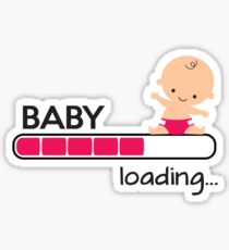 Baby Loading: Stickers | Redbubble