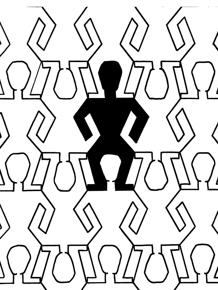 "Human Tessellation " Graphic T-Shirt by safiyyahnawaz | Redbubble