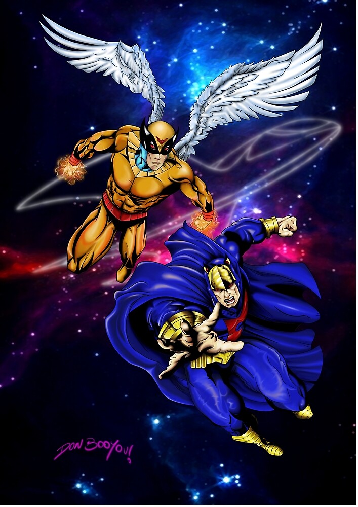 "Birdman & Blue Falcon" by DonBooyou | Redbubble