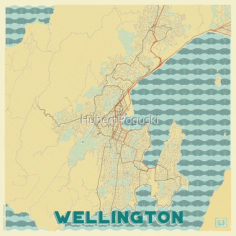 "Wallington Map Retro" by HubertRoguski | Redbubble
