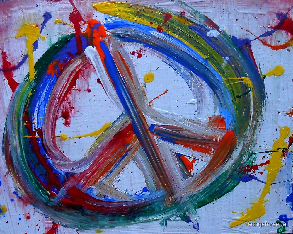 "abstract peace" by songsforseba | Redbubble