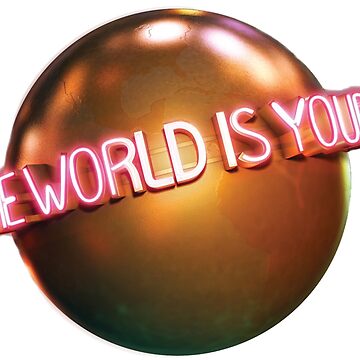 "The World Is Yours (Scarface)" Clock for Sale by DutchByBirth | Redbubble