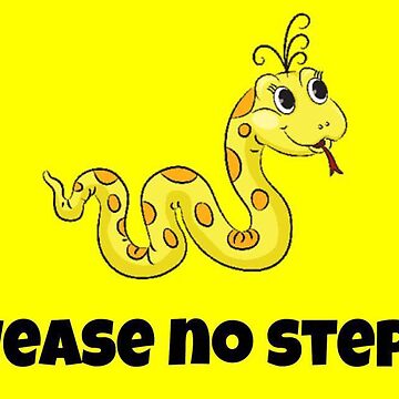 "pwease no steppy" Sticker for Sale by queermalice | Redbubble