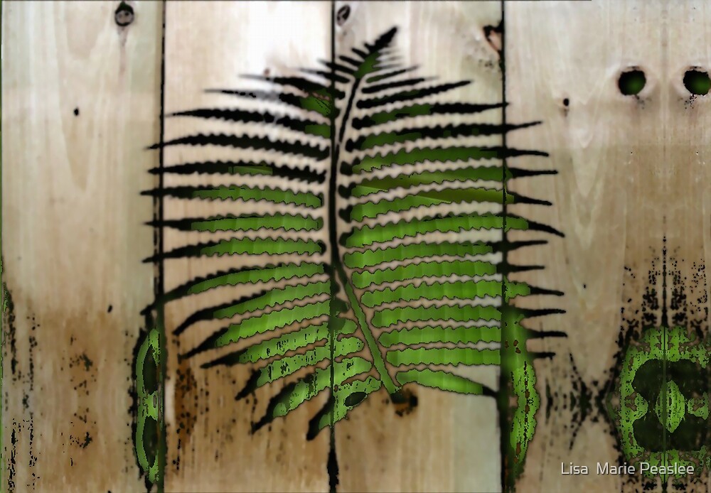"Fern Carving" by Lisa Marie Peaslee | Redbubble
