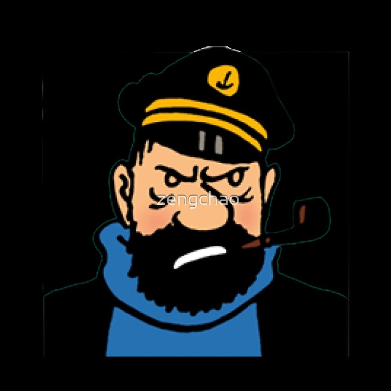 Captain Haddock: Posters | Redbubble