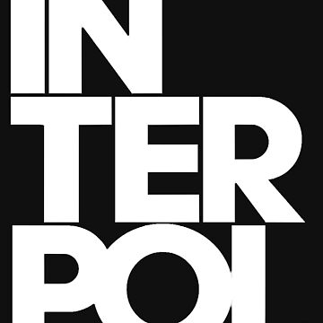 "Interpol" Sticker for Sale by Harris189 | Redbubble