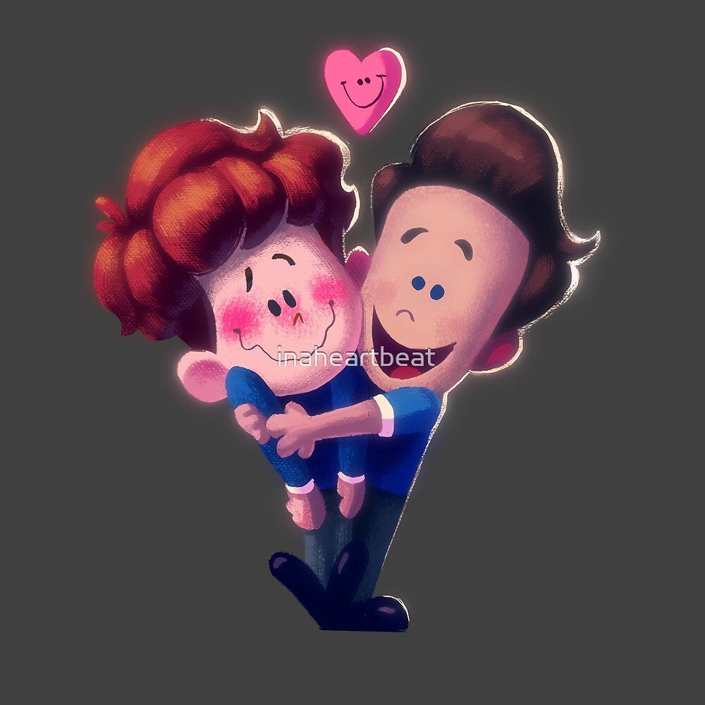 "Hug" by inaheartbeat | Redbubble