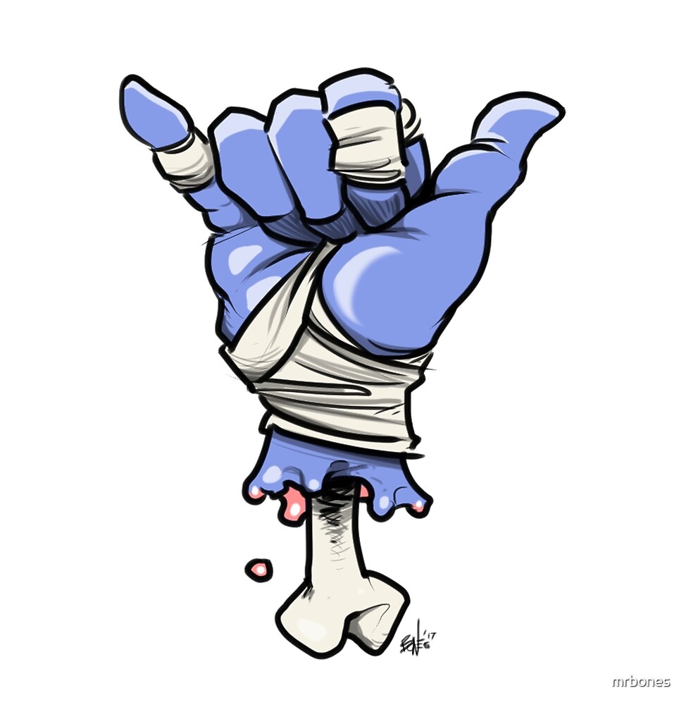 "SHAKA BLUE" by mrbones | Redbubble