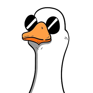 "stylish duck" Sticker by RiverX | Redbubble
