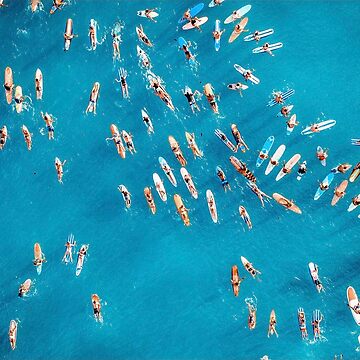 "Paddle Out Surf" Poster for Sale by robeldevyn | Redbubble