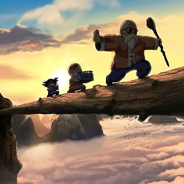 "Master Roshi Training" Poster for Sale by KalebVidal39 | Redbubble