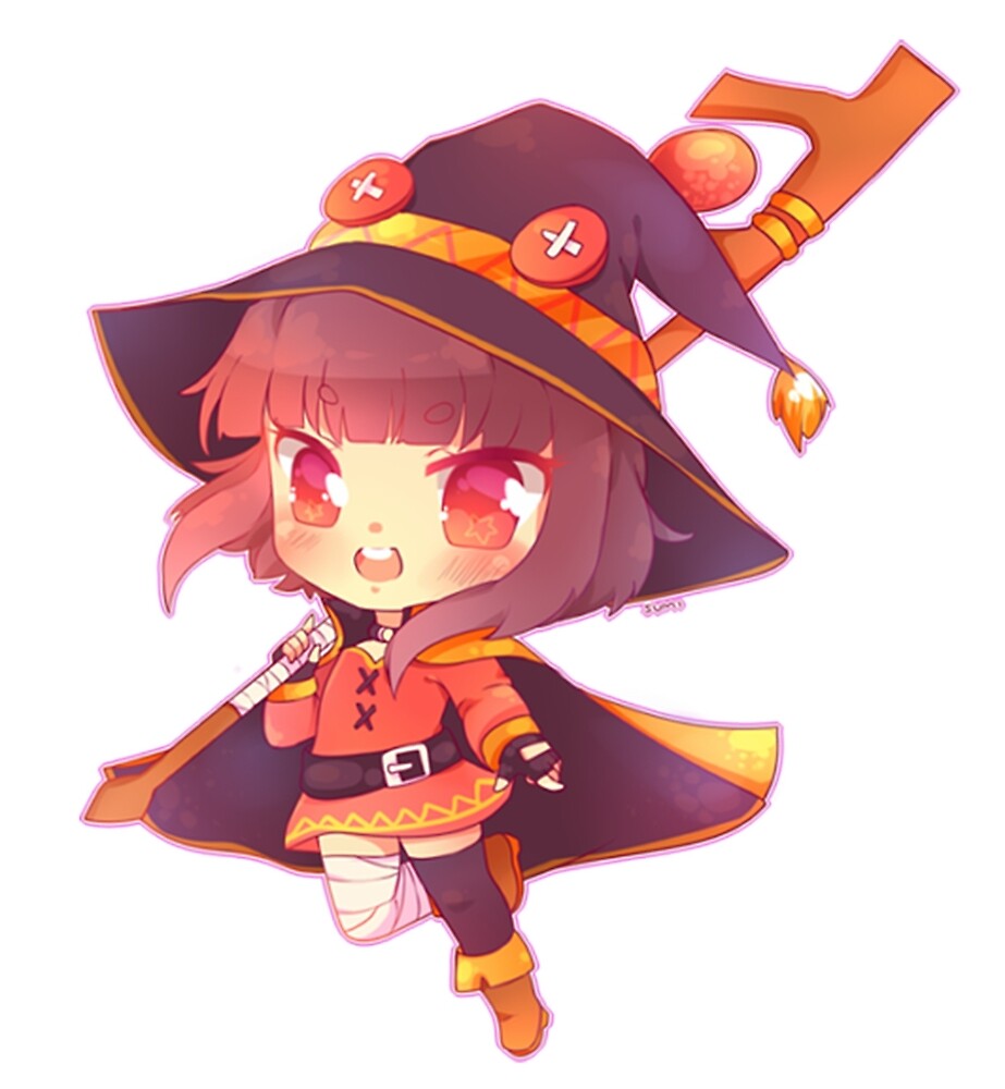 "Megumin Chibi" by PaulMomotte | Redbubble