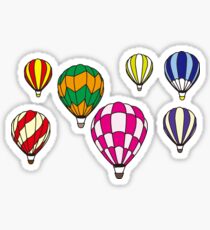 Hot Air Balloon Stickers | Redbubble