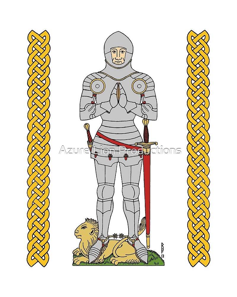 "English Knight Circa 1430" by Richard Fay | Redbubble