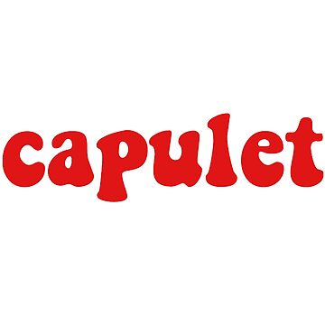 "Capulet" Sticker for Sale by Phoebemorritt | Redbubble