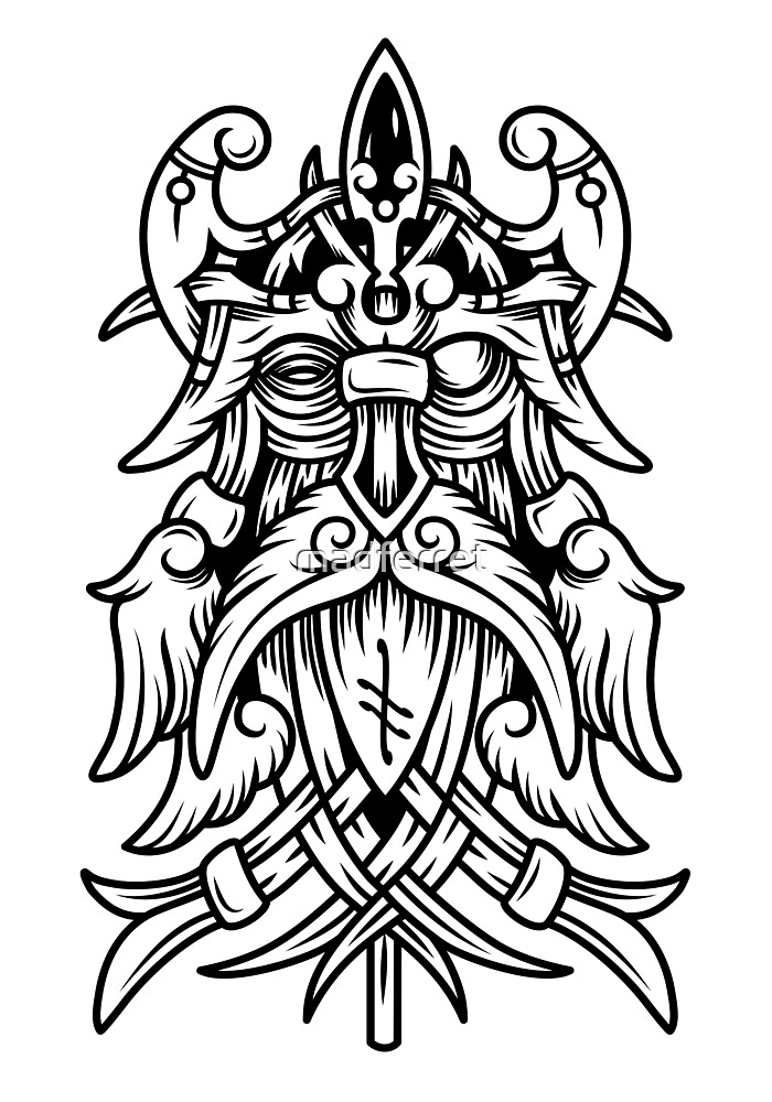 "The Mask of Odin" by madferret | Redbubble