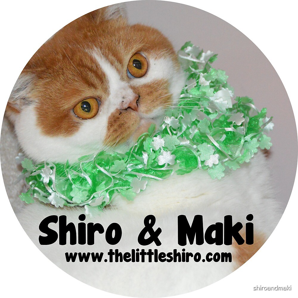 "Shiro's Upclose Cuteness" by shiroandmaki | Redbubble