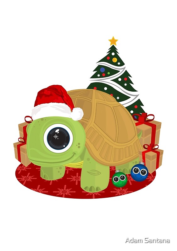 "Christmas - Turtle" by Adam Santana | Redbubble