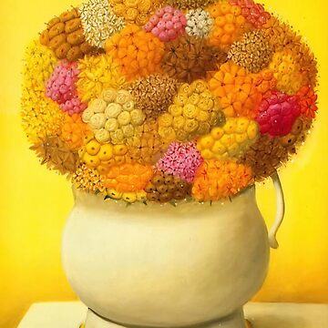 "Fernando Botero Flowers 2006" Art Print for Sale by Fernando Harrison ...