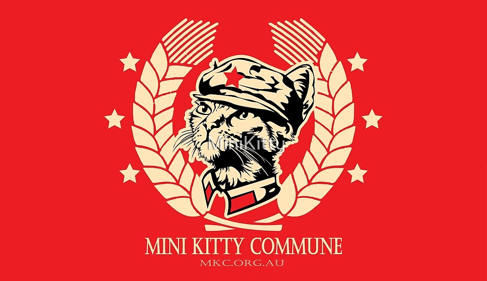 "The Mini Kitty Commune Flag" by MiniKitty | Redbubble