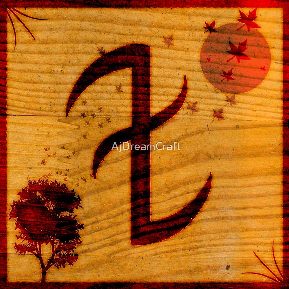 "Wood Burn Series: Block Rune" by AjDreamCraft | Redbubble