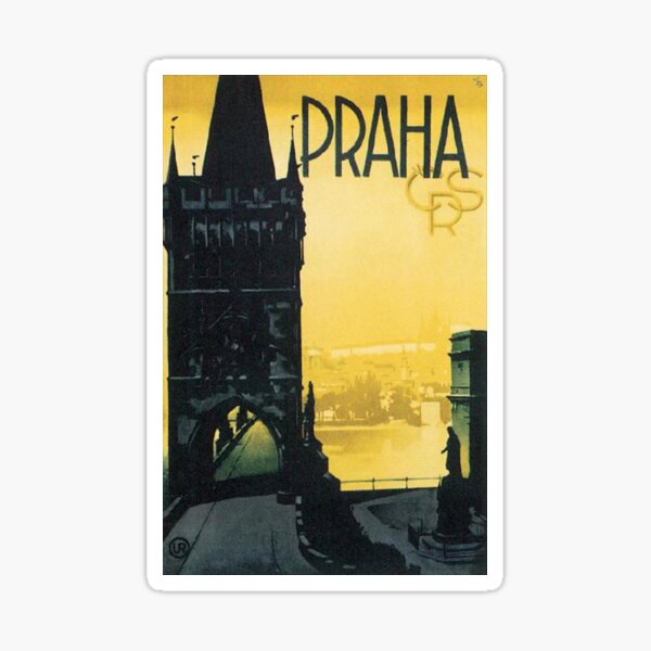 Prague Stickers | Redbubble