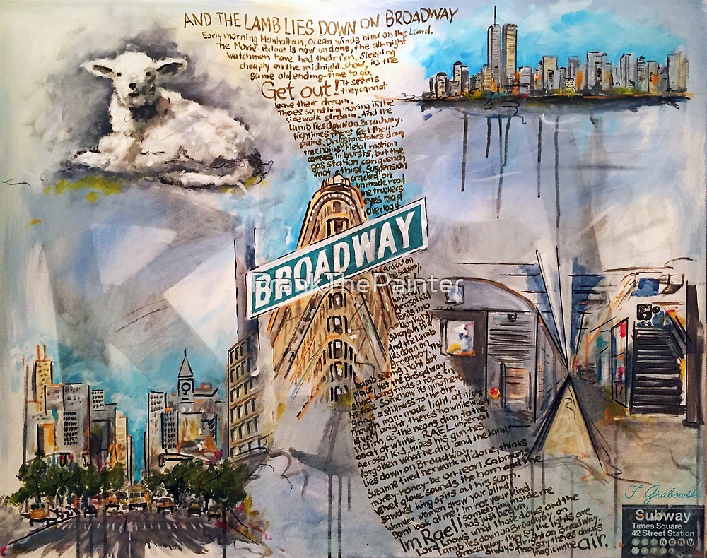 "Genesis Fanart The Lamb Lies Down On Broadway by Frank Grabowski" by ...