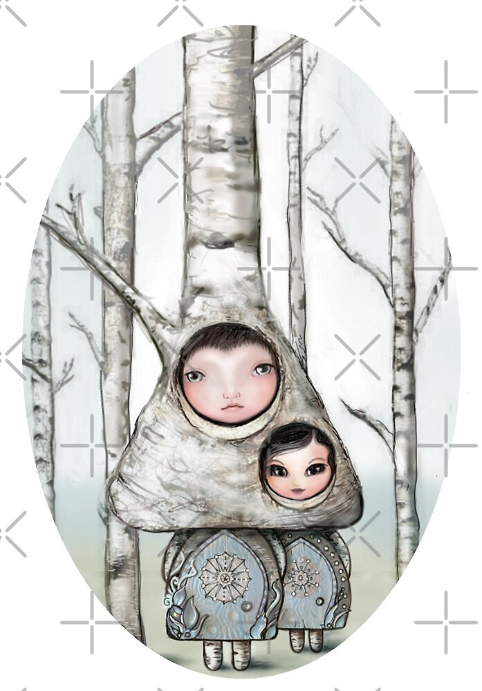 "Mr and Mrs Birch" by michi-lee | Redbubble