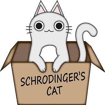 "Schrodinger's Cat" Sticker for Sale by RevivalGraphic | Redbubble