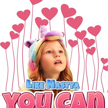 "like nastya " Sticker for Sale by MeganWilhelm3 | Redbubble