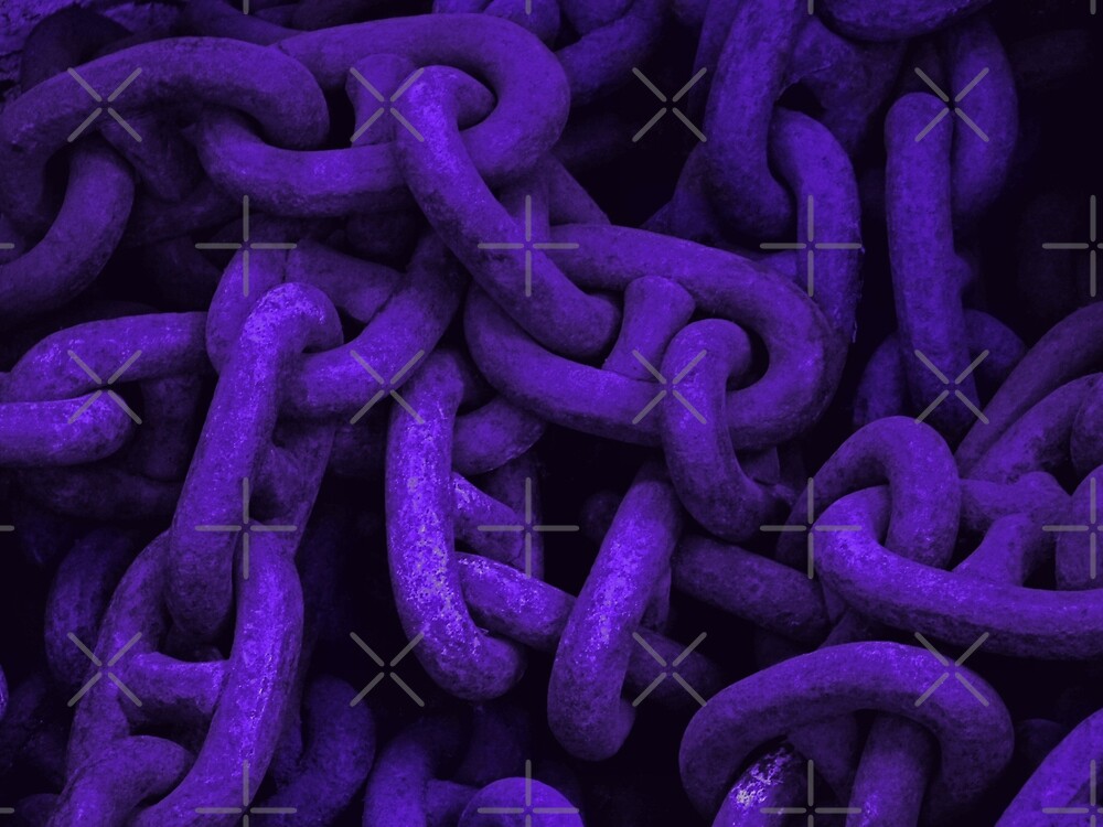 "Purple Chain, Purple Chain" by Yampimon | Redbubble