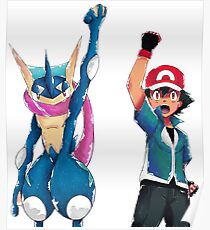 Ash Greninja Posters | Redbubble