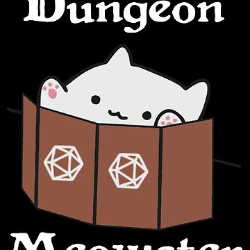 "Dungeon Meowster" Poster for Sale by ClothingMO2 | Redbubble