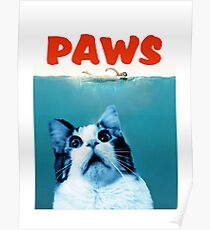 Paws Jaws Posters | Redbubble