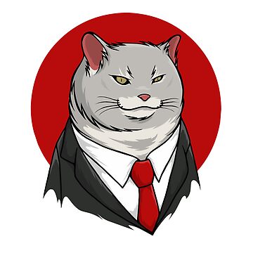 "cat president" Sticker for Sale by FerdiEverywhere | Redbubble