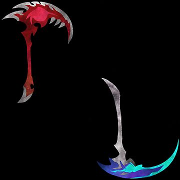 "Rhaast and Shadow Assassin Scythe" Sticker for Sale by Neokroy | Redbubble