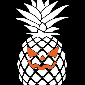"Scary Pineapple Pumpkin" Poster for Sale by blue-king | Redbubble