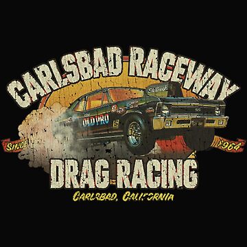 "Carlsbad Raceway Drag Racing 1964" Sticker for Sale by RIP-NeilPeart ...