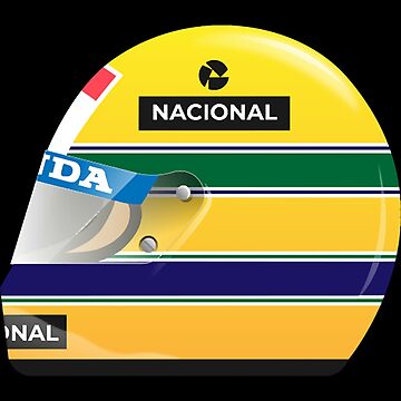 "Ayrton Senna Helmet " Sticker for Sale by HartMotorsport | Redbubble