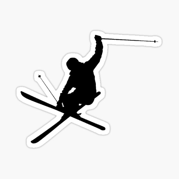 Skiing Stickers | Redbubble